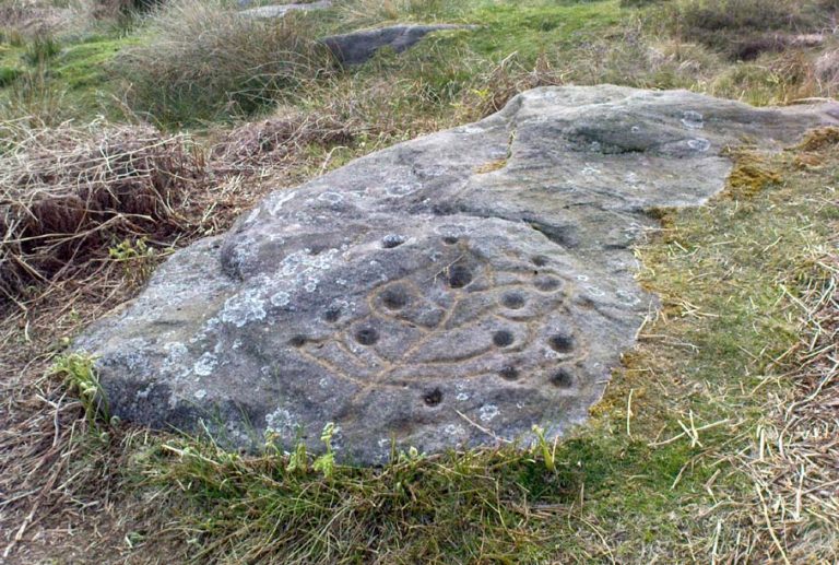 Tree Of Life Stone, Snowden Carr, Askwith, North Yorkshire