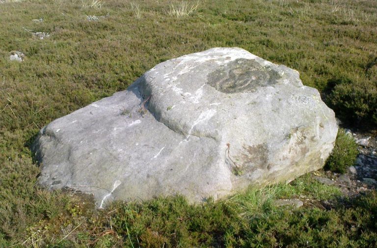 Death’s Head Carving (577), Askwith Moor, North Yorkshire