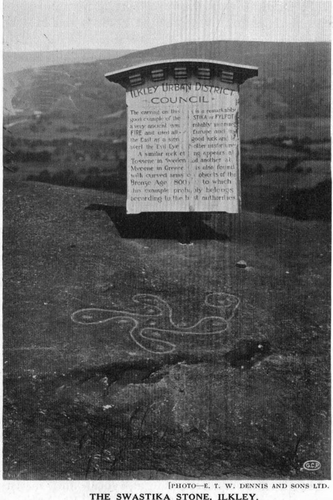 Swastika Stone, Ilkley Moor, West Yorkshire