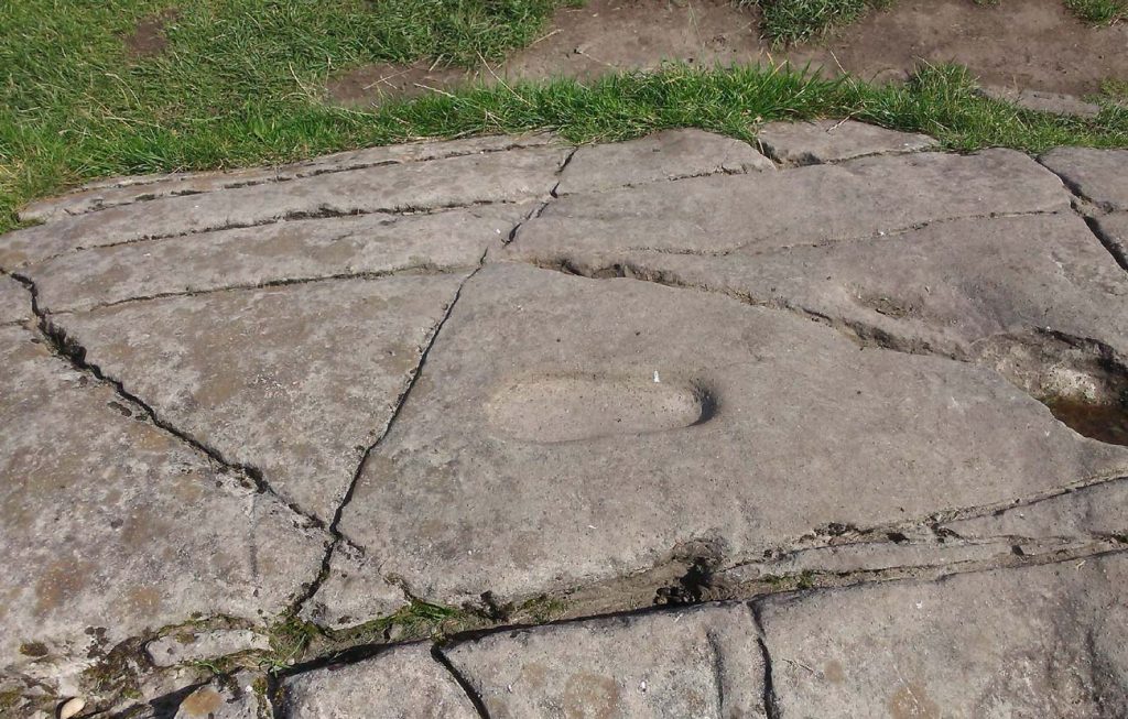 Footprint Stone, Dunadd, Kilmichael Glassary, Argyll