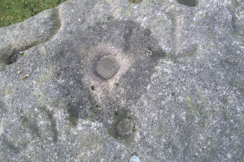 Rocking Stone carving, Rocking Moor, North Yorkshire