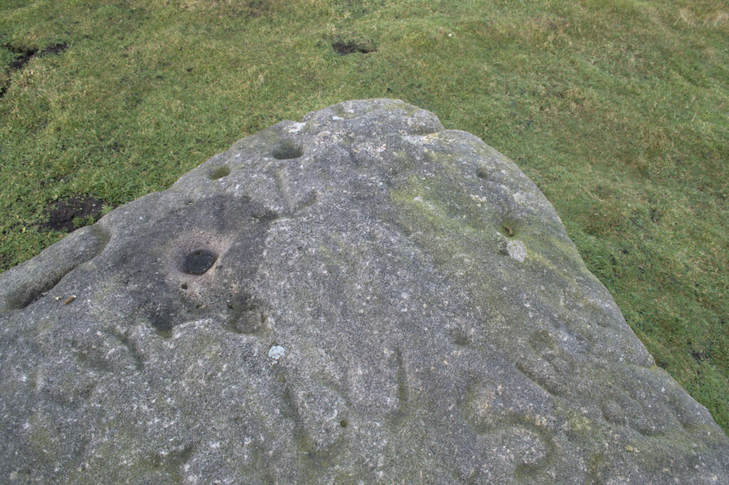 Rocking Stone carving, Rocking Moor, North Yorkshire