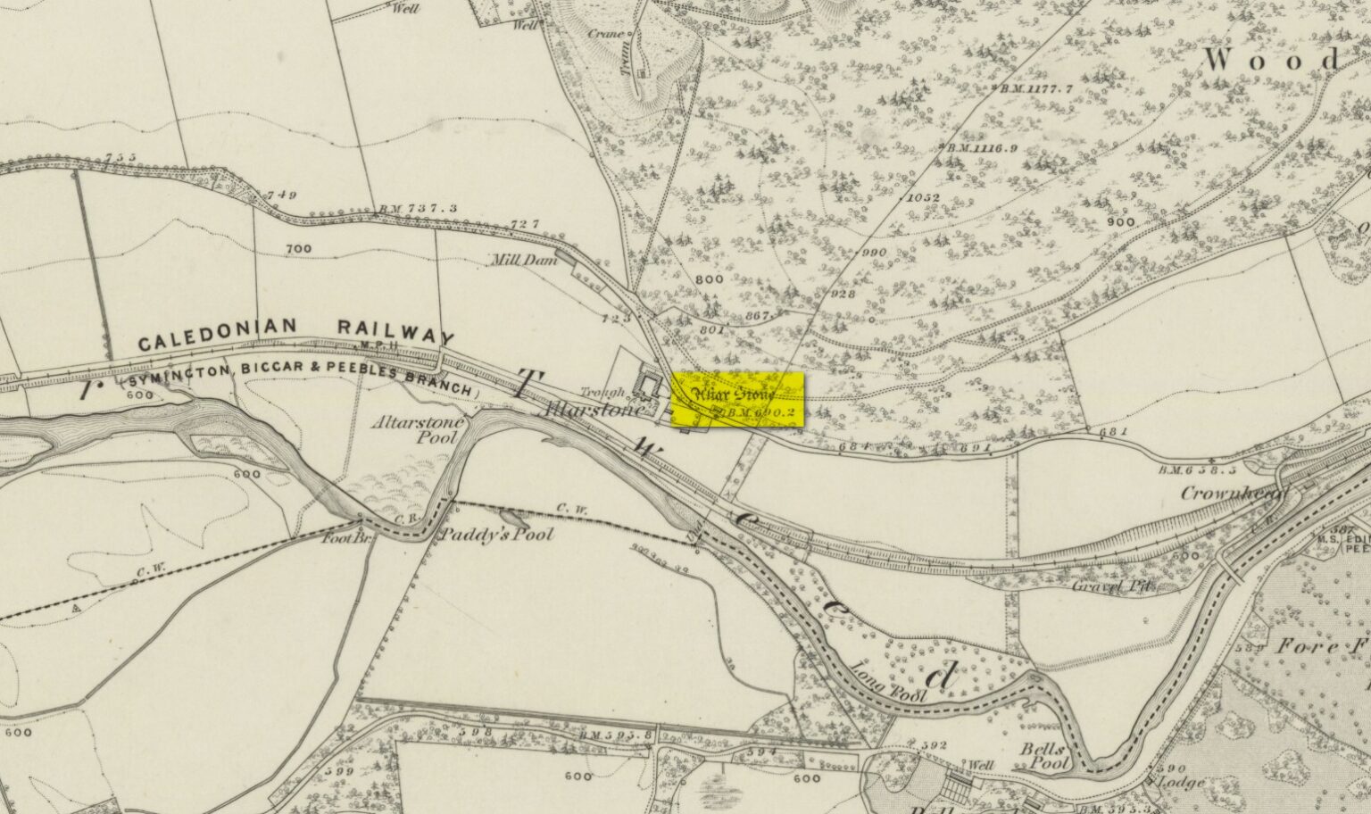 Altar Stone, Stobo, Peeblesshire