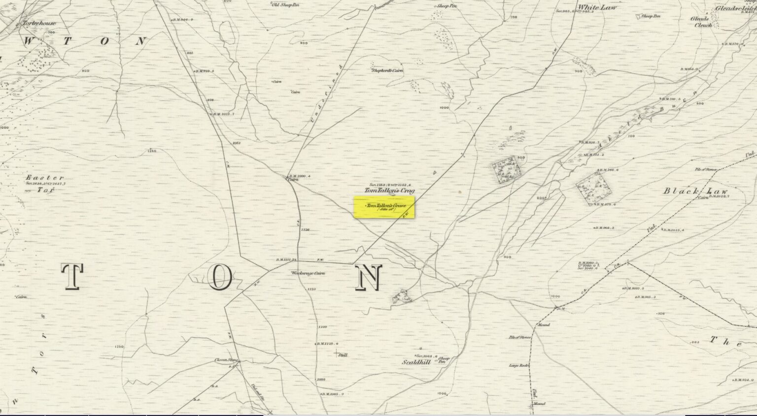 Tom Tallon’s Grave, Kirknewton, Northumberland